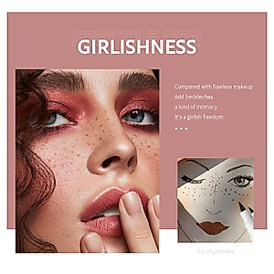 Marine Forest Freckle Pen 3 Colors Waterproof Long Lasting Quick Dry Small Spot Natural Like Face Freckle Makeup Pen, Dark Brown, Light Brown and Grey, Upgrade Design