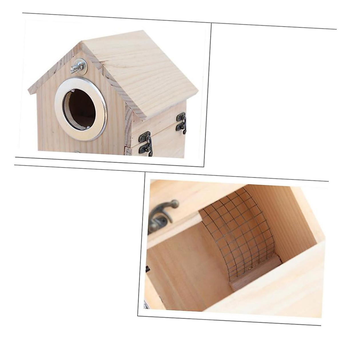 HANABASS Swallows Nest Bird Cage Decorative Bird Cage Bird Supplies Pet Bird Supplies Vertical Bird House Vertical Bird Nest Indoor Bird House Birdcage Bird House for Small Birds Wooden