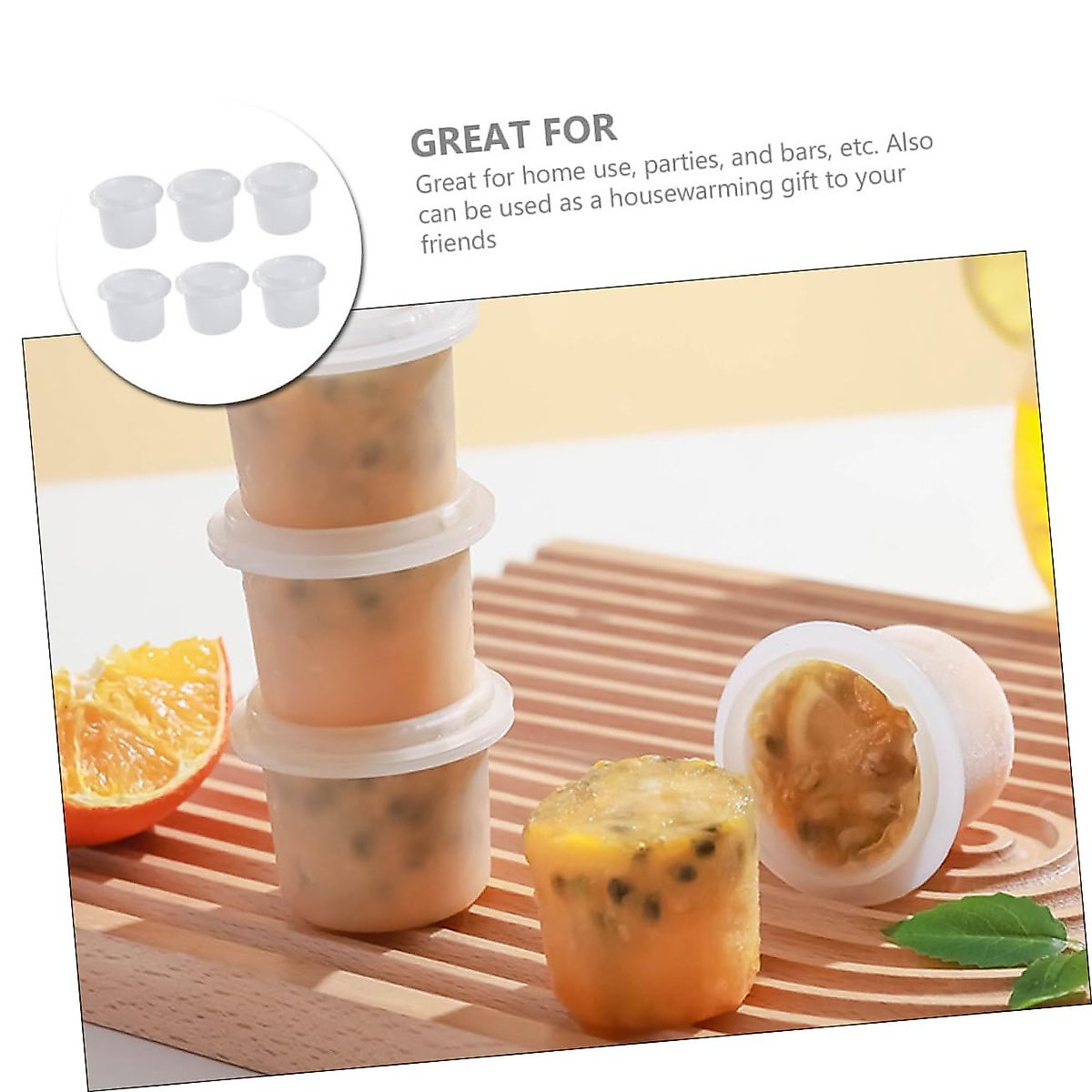 HEMOTON 3sets Ice Cube Trays for Cocktails Ice Cube Maker Tray Large Convenient Ice Cube Molds Freezer Ice Trays Reusable Ice Cube Moulds 6pcs*3
