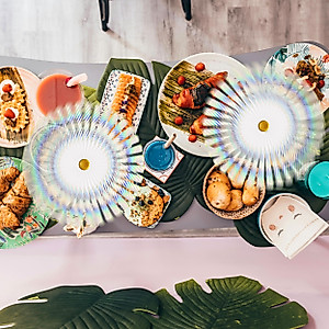 4PCS Fly Fans for Tables, Fly Repellent Fan to Keep Flies Away, Retratavle Food Fans for Camping, Picnic, Outdoor or Indoor Meals(Flowerpot Modeling)