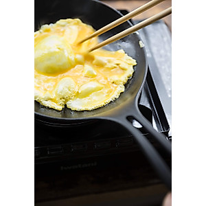 Iwachu 24600 Omelet 22 Black Baked Inner Diameter 8.1 inches (20.5 cm), Induction Heating Compatible, Frying Pan, Nambu Ironware