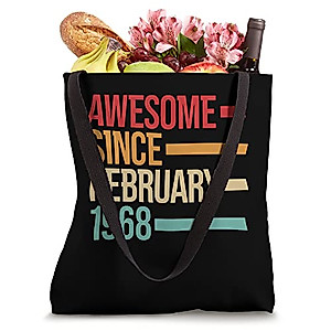 Birthday Awesome Since February 1968 Tote Bag