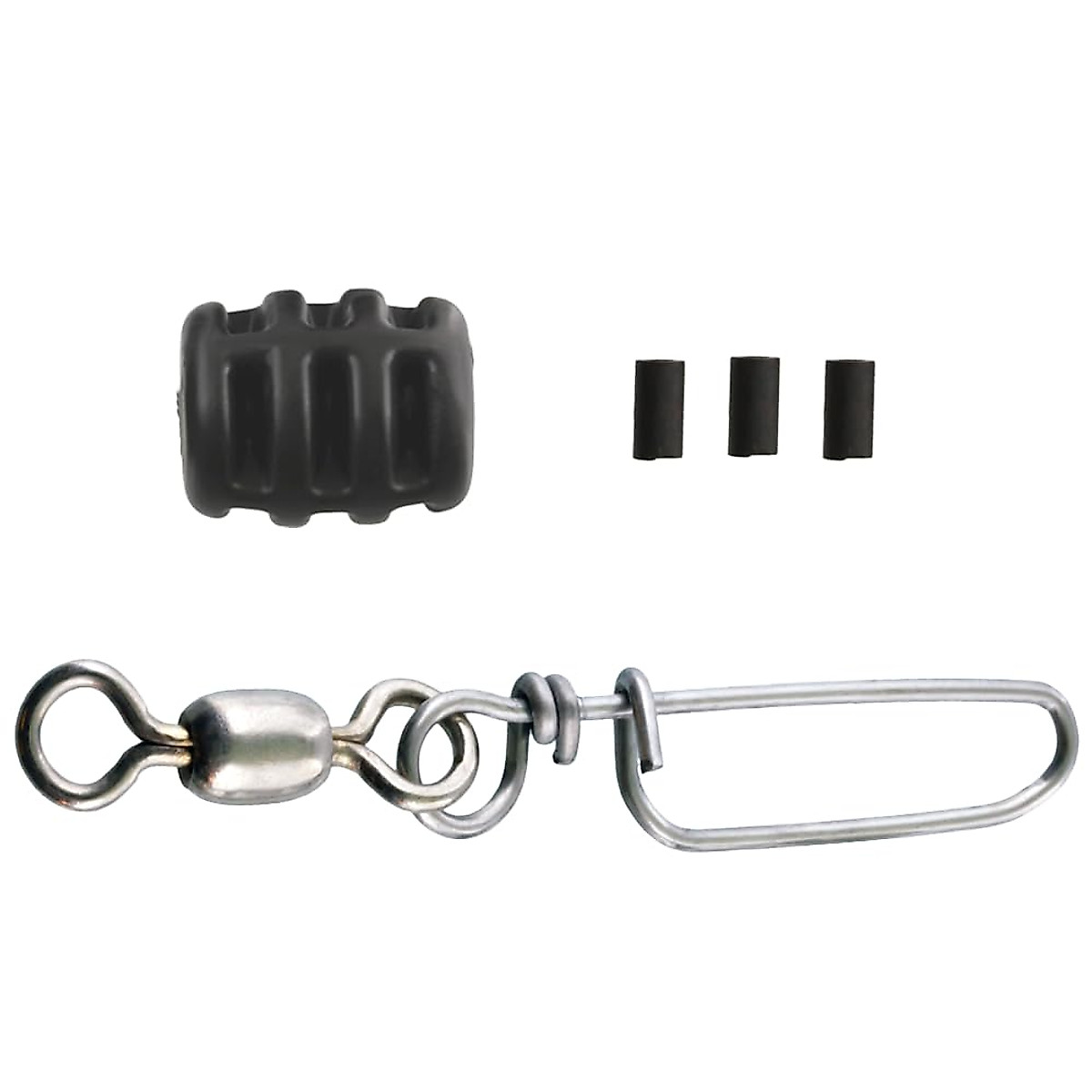 Scotty #1000K Premium Stainless Steel Replacement Downrigger Cable with Kit (200 Feet),BLACK,Small