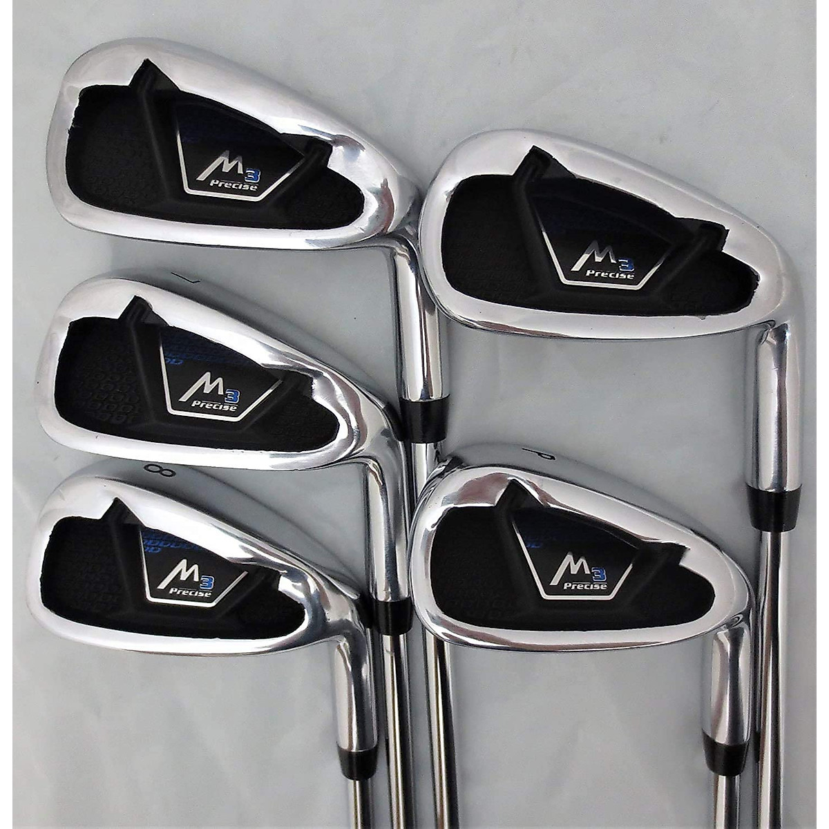 Tall Mens Golf Set Clubs - for Men 6'0"- 6" 6 Complete Driver, Fairway Wood, Hybrid, Irons, Putter, Stand Bag
