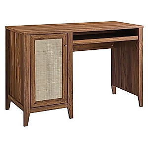 Modway Soma Desk, Walnut, 47"