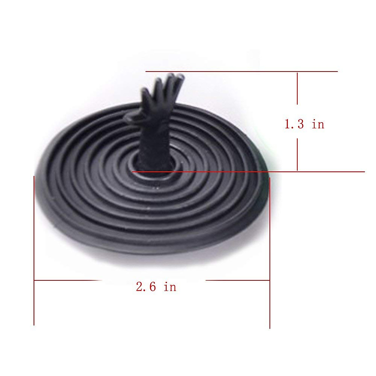 Archi Rubber Palm-Shaped Sink Bathtub Drain Plug Stopper Random Color