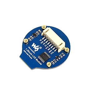 1.28inch Round LCD Display Module 240×240 Resolution 65K RGB LCD HAT for Raspberry Pi 4B/3B+/3B/2B/Zero/Zero W/Zero WH, Jetson Nano,Arduino, STM32,Embedded GC9A01 Driver, SPI Interface