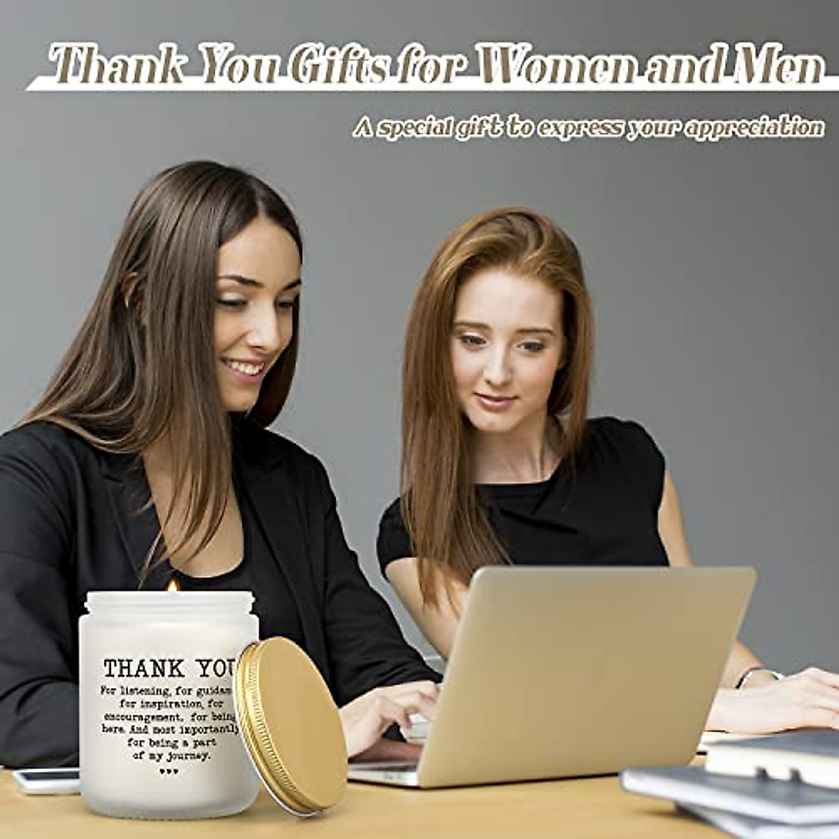 Thank You Gifts for Women Men - Appreciation Gifts for Teacher Employee Boss Mother's Day Gifts for Mom Valentines Day Thanksgiving Birthday Gifts for Friends Sister Coworkers BFF Dad