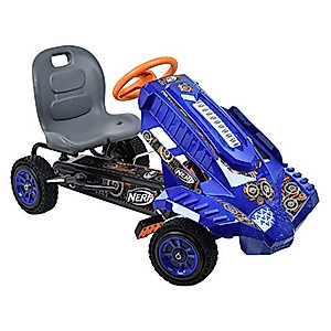 Hauck Nerf Striker Go Kart Ride On, Blue and Orange, 4 months to 96 months