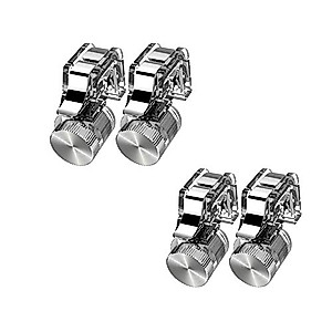 Ueohitsct Phone Mobile Game Trigger Fire Button Handle for L1R1 Shooter Controller PUBG US, Silver, Medium