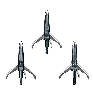 NEW ARCHERY PRODUCTS Spitfire Gobbler Getter 3-Blade 100 Grain Durable Precise Front-Deploying Bowhunting Mechanical Broadhead - 3 Pack