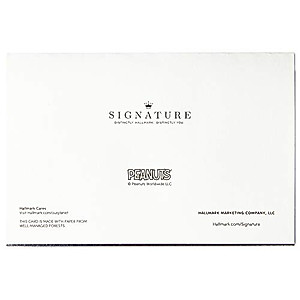 Hallmark Signature Peanuts Halloween Card