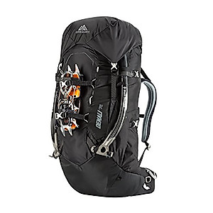 Gregory Mountain Products Denali 75 Liter Alpine Backpack, Basalt Black, Large