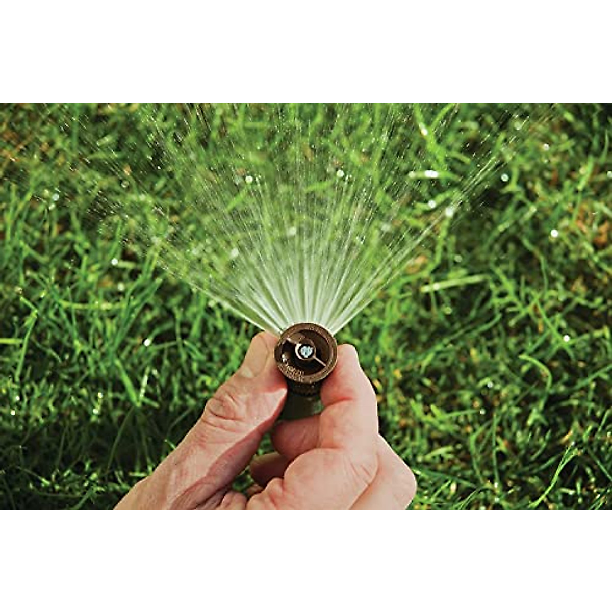 Rain Bird 1806APPRS Pressure Regulating (PRS) Professional Pop-Up Sprinkler, Adjustable 0° - 360° Pattern, 8' - 15' Spray Distance, 6" Pop-up Height, Black