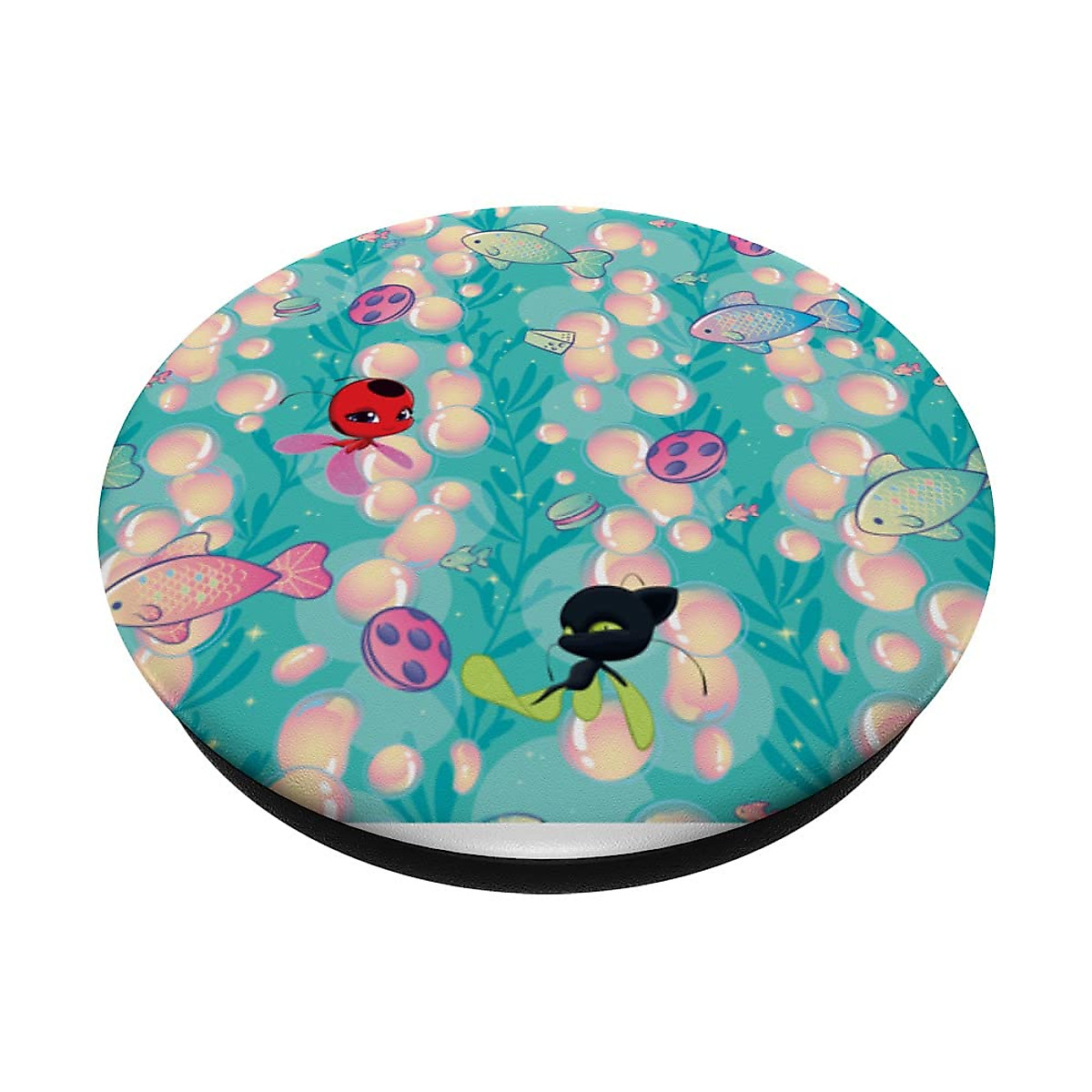 Miraculous Ladybug Aqua Summer Swim with the Kwamis PopSockets Swappable PopGrip