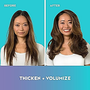 OGX Thick & Full + Biotin & Collagen Shampoo & Conditioner Set, (packaging may vary), Purple, 13 Fl Oz (Pack of 2)