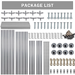 12'x20' Carport Heavy Duty Car Canopy UV Resistant Waterproof Portable Garage for Car, Boat, Party, Storage Shed (Gray)