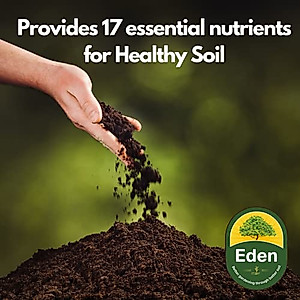 Eden Vegetables & Leafy Greens Organic Enriched Fertilizer (5 lb Bucket)-Neem Plant Food 7-7-7 Enriched Formula for Perfect Nitrogen, Phosphorous, and Potassium Balance