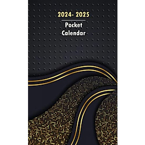 2024-2025 Pocket Calendar: Purse Size 4 x 6.5 - 2 Years Monthly Planner for Purse / from January 2024 to December 2025: each month/ 2 pages – ... Contacts, Pasword Log, Holiday ... and more