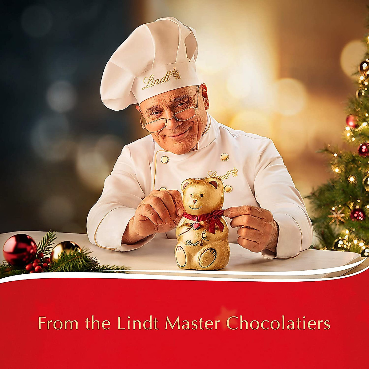 Lindt Bear & Friends Advent Calendar, 24 Fine Milk and White Chocolates, 250g