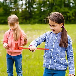 Jauoou Egg Spoon Race Game Sets, 6PCS Wooden Eggs and 6PCS Wooden Spoons Balance Game Relay Race Games for Kids Easter Eggs Hunt Game Indoor or Outdoor