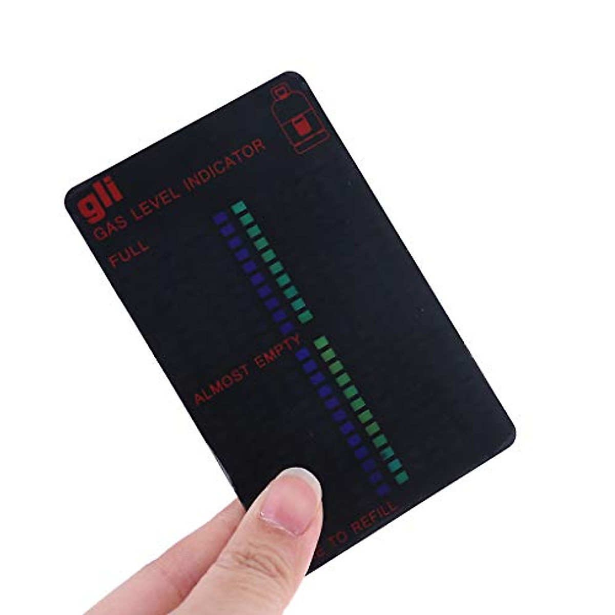 caralin Practical Propane Butane LPG Fuel Gas Tank Level Indicator Magnetic Gauge Bottle Gas Tank Level Indicator