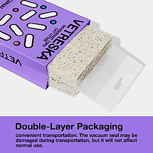 VETRESKA Tofu Cat Litter,Natural Kitty Litter Strong Clumping Flushable Cat Litter Pellets Ultra Absorbent,Odor Control,Dust-Free,Low Tracking Eco-Friendly Tofu Litter,Original(5.5lb×4bags)