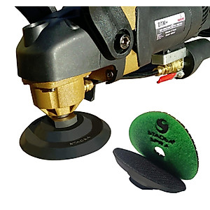 Stadea 5" Rubber Backer Pad/Rubber Backing Pad with Hook and Loop Backing Arbor 5/8" 11