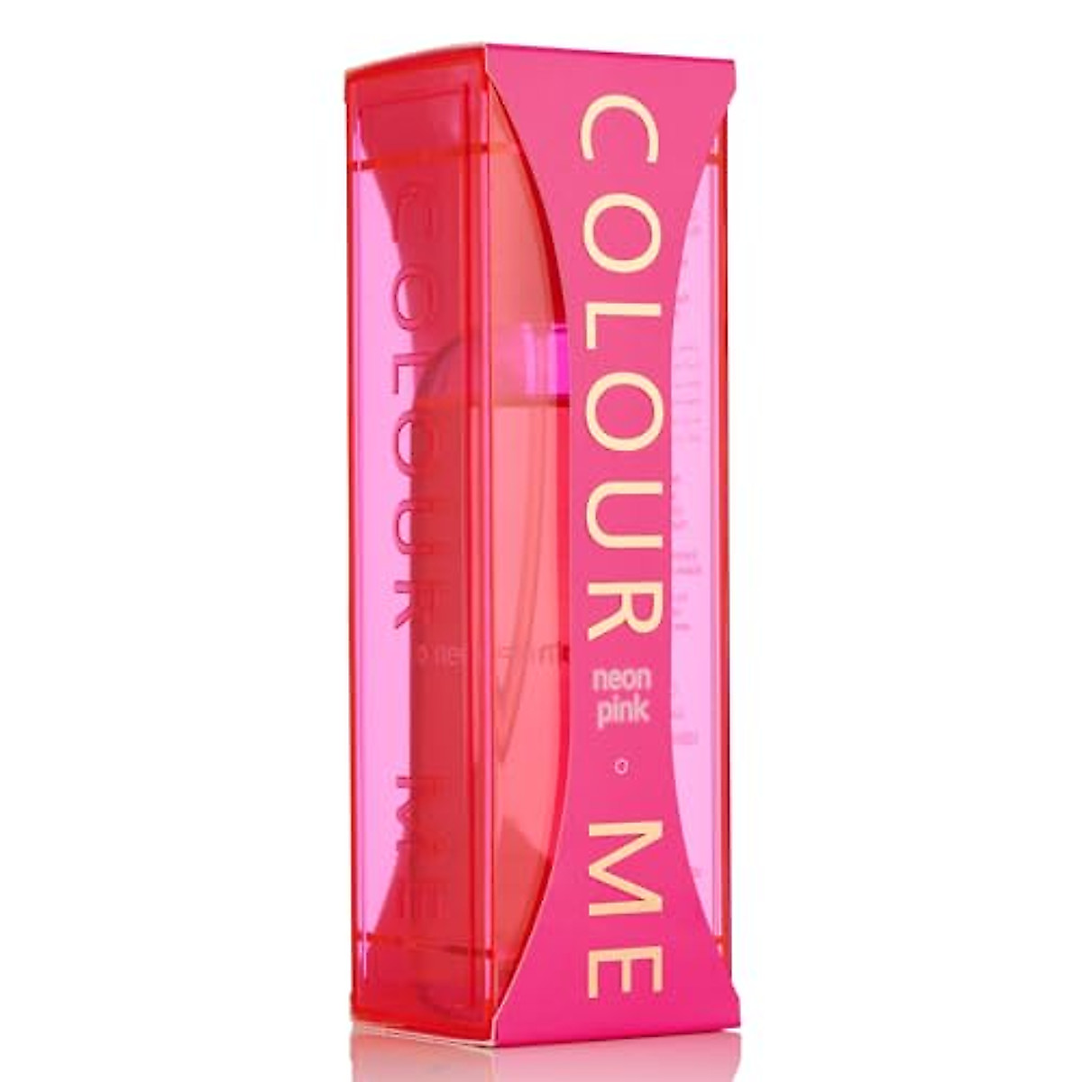 COLOUR ME Neon Pink by Milton-Lloyd - Perfume for Women - Amber Floral Woody Scent - Mandarin and Ginger Notes - Blended with Jasmine and Vanilla - for Vibrant Ladies - 3.4 oz EDP Spray
