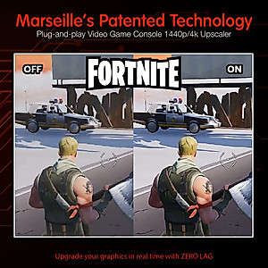 Marseille mClassic Plug-and-Play Video Game Console and mCable Gaming Edition 6-Foot Smart HDMI Holiday Bundle