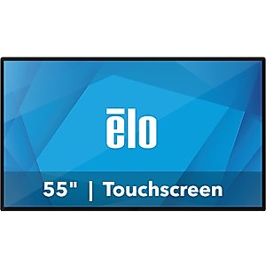 Elo 5553L - 55" 4K Touchscreen Signage with Anti-Glare Glass - 40 Touch, 3840 x 2160, Black