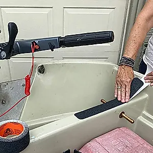 Gorilla Anti-Slip Tread Tape, 2" x 10' Roll, Black, (Pack of 1)