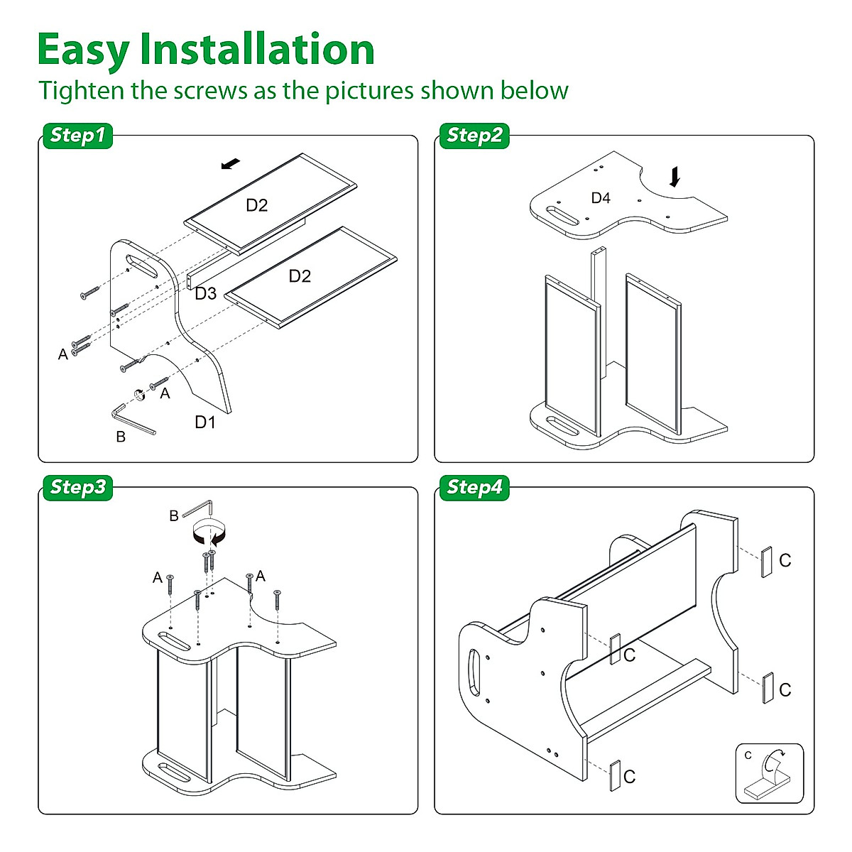 Ollieroo Bamboo 2 Step Stool, Heavy Duty Kids Step Stool with Non-Slip Stepping Surface, Stepping Stool for Kids Adults, Toddler Step Stool for Bathroom Sink Kitchen Counter Bedside(Natual)