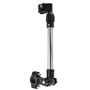 1Pcs Adjustable Umbrella Holder Mount Stand, Rack Stroller Umbrella Holder, Adjustable Length Tube Handle Swivel 360 ° for Stroller, Wheelchair, Rollator, Bike, Pram Sunshade