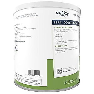 Augason Farms Freeze Dried Sweet Corn 16 oz #10 Can