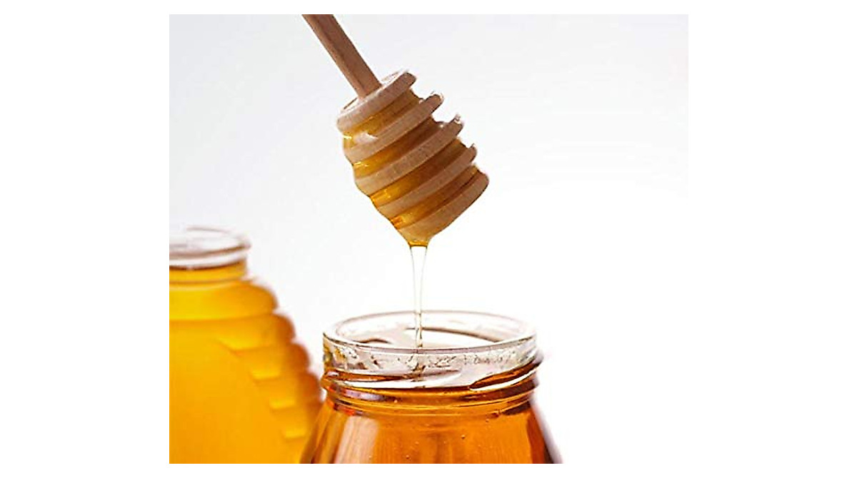 Wooden Honey Dipper Sticks for Parties - 50 Pack