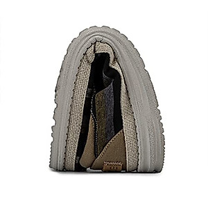 Hey Dude Men's Thad Stripes Navy Size 13 | Men’s Loafers | Men’s Slip On Shoes | Comfortable & Light-Weight