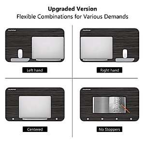 NEARPOW Laptop Bed Tray Table, Adjustable Laptop Bed Stand, Portable Standing Table with Foldable Legs, Foldable Lap Tablet Table for Sofa Couch Floor - Medium Size