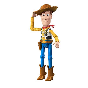 Mattel Disney Pixar Toy Story Action Figure, Posable Woody Collectible Toy in Signature Sheriiff Look with Removable Hat, 9.2-inch