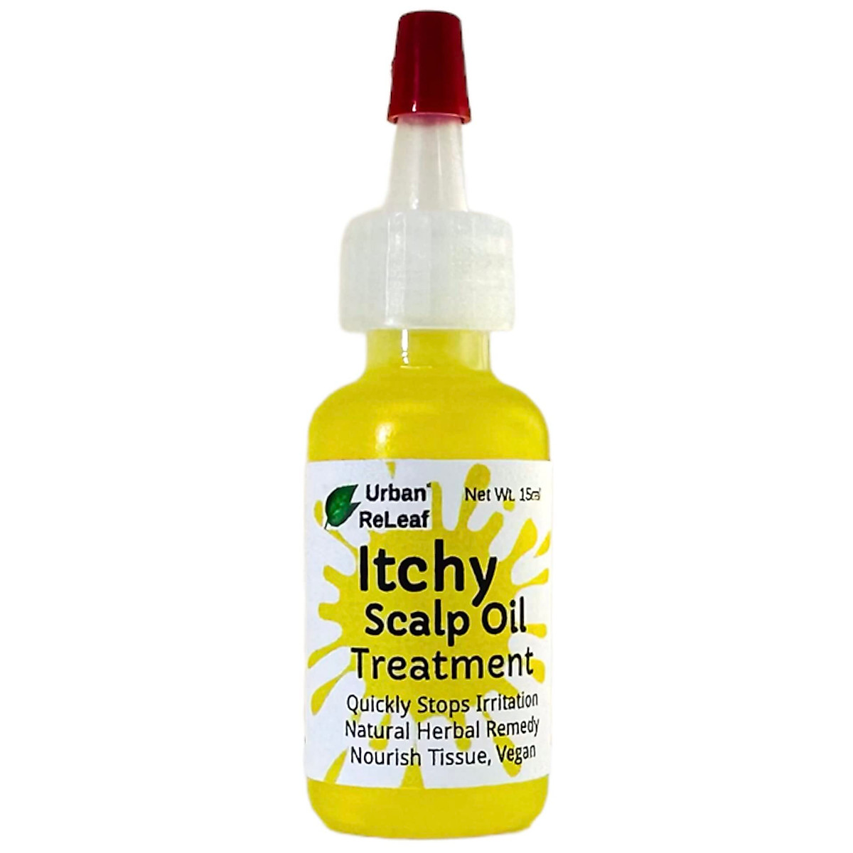 Urban ReLeaf Itchy Scalp Oil Treatment ! Braids, Wigs, Weaves, Tight Hairstyles & Itchy Skin Relief, Shaved Bald Head, Quickly Soothe Irritation, Natural Herbal Remedy, Made Fresh in USA!