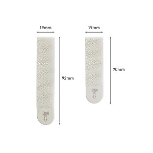 Command Medium and Large Picture Hanging Strips, Damage Free Hanging Picture Hangers, No Tools Wall Hanging Strips for Living Spaces, White, 4 Medium Pairs and 8 Large Pairs