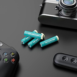 Deleepow NiMH Rechargeable AA Batteries, 8 Pack 3300mAh High Capacity 1.2v Pre-Charged Double A Battery with LCD Display AA/AAA Battery Charger