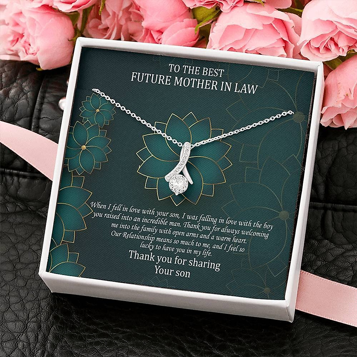 Mother in law gift - step mom bonus mom mother of the Groom - Mom gift from daughter - wedding gift - To my mother-in-law gift - Thank you for your son gift - Best mother in law gifts