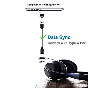 Replacement USB C Charger Charging Cable Cord for Tribit Flybuds 3 Pink/FlyBuds 1/3/C1/C2/A1/NC Earbuds, Tribit XSound Surf StormBox Micro StormBox Micro StormBox Pro StormBox Home Bluetooth Speakers