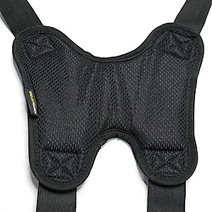 MELOTOUGH Tactical Harness Tactical Suspenders 1.5 inch Police Suspenders for Duty Belt (Black)