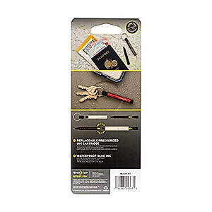 Nite Ize IP2-09-R7 INKA Key Chain Pen, Everyday Carry Full Size and Quick Use Pen, Charcoal