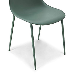 POLY & BARK Isla Chair, Set of 4, Pistachio Green