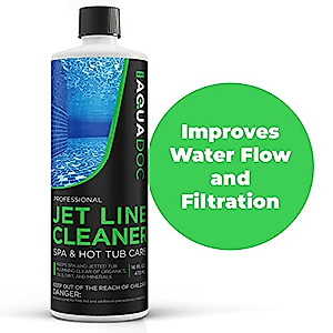 MAV AquaDoc Spa Jet Cleaner for Hot Tub - Spa Jet Line Cleaner for Hot Tubs & Jetted Tub Cleaner to Keep Your Jets Clean - Fast Acting Spa Flush for Hot Tub (Jet Line Cleaner - 1 Pint)