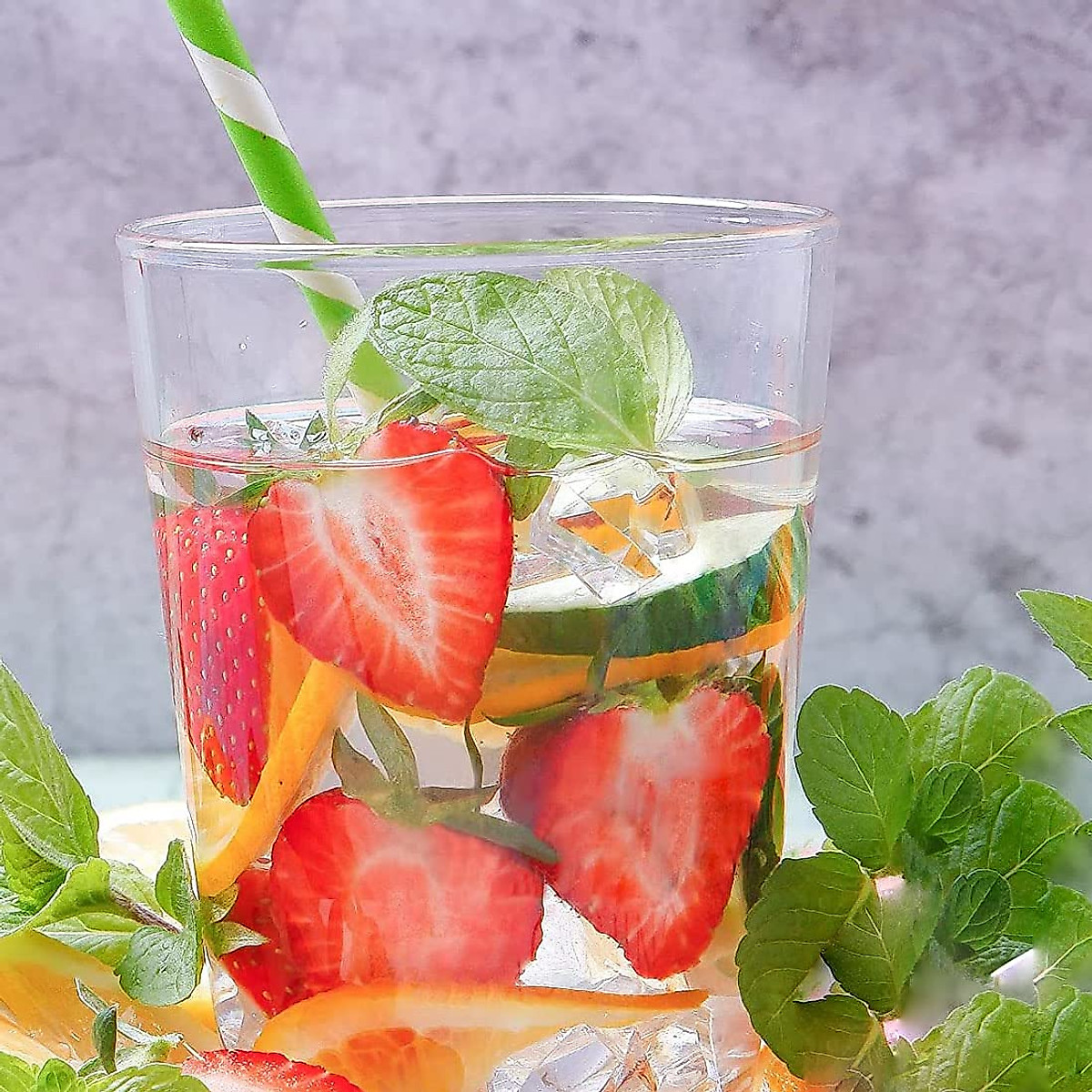 TuTuYa 100 Pack Plastic Shot Glasses, 1.7oz/50ml Hard Thicked Plastic Shot Cups, Clear Reusable Shot Glasses Plastic Fit for Birthday, Wedding, Festival, Party