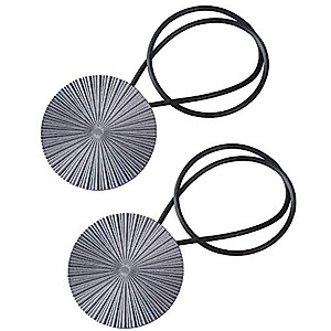 Curtain Tiebacks Magnetic Curtain Tie Back, Round Shape European Style Curtain Straps, Living Room Curtain Fastener, Window Home Decoration Ornaments, No Installation Required